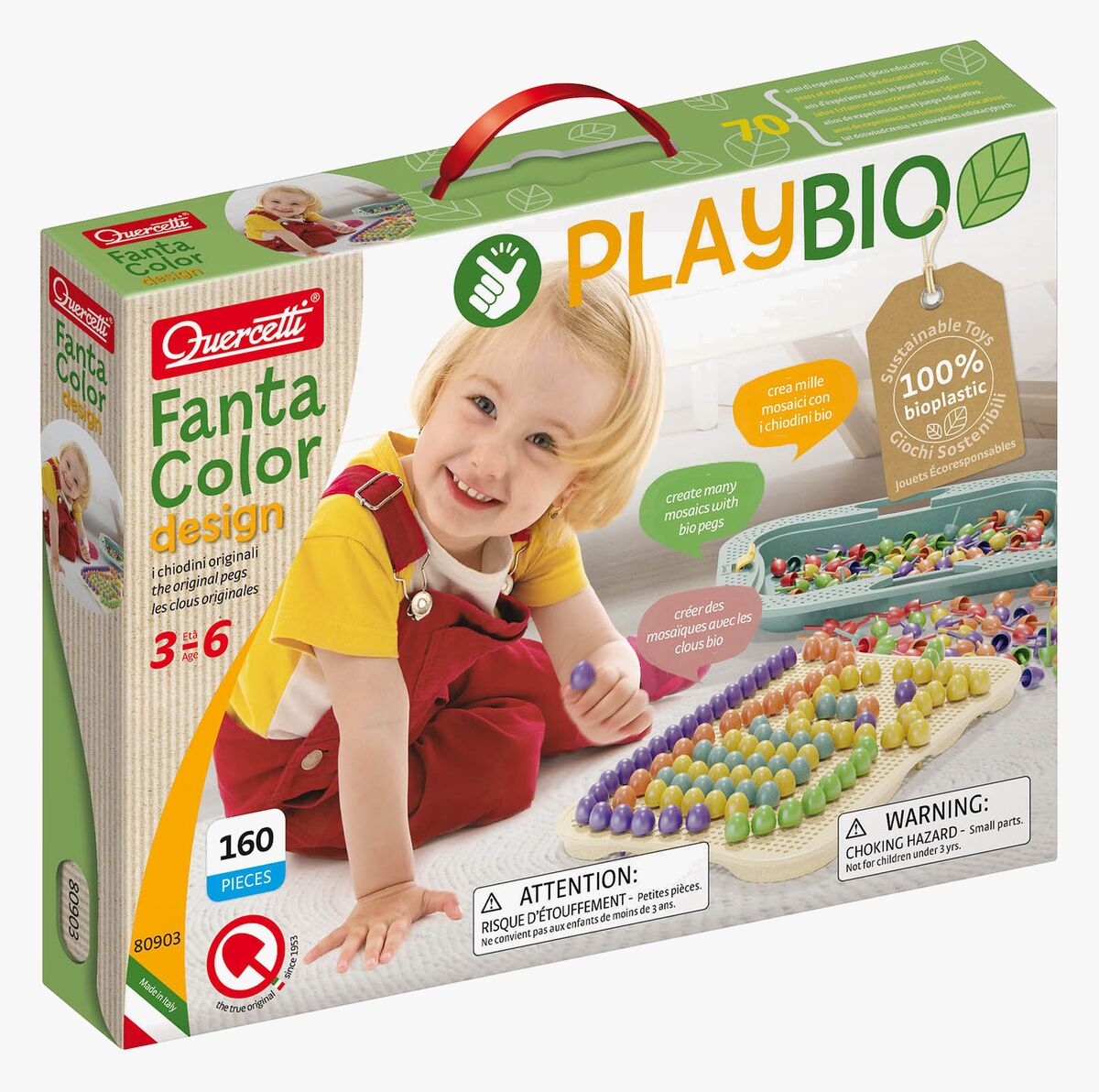 Köp Quercetti FANTACOLOR Pegart PlayBio