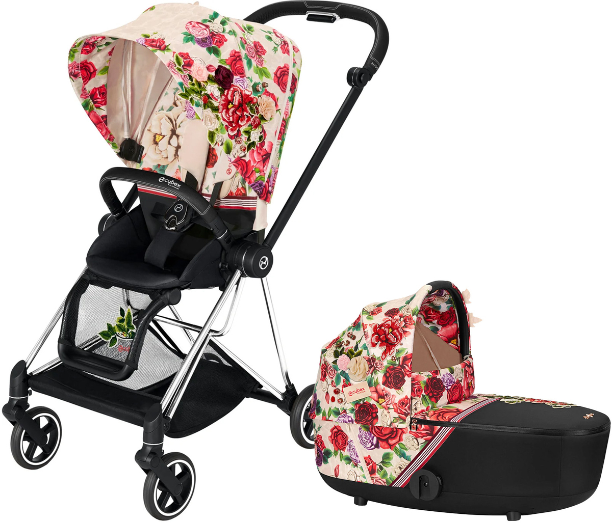 Köp Cybex Mios Duovagn, Spring Blossom Light/Chrome Black