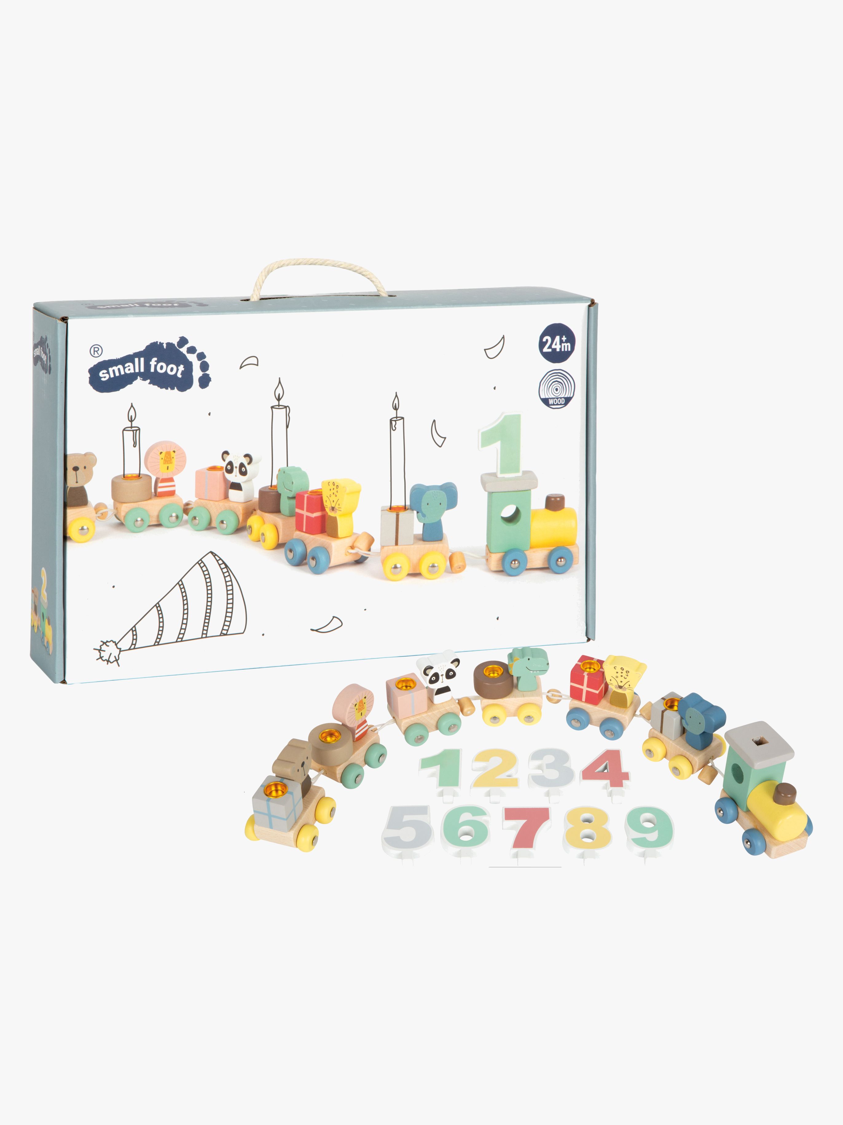 Köp Small Foot Födelsedagståg Djur