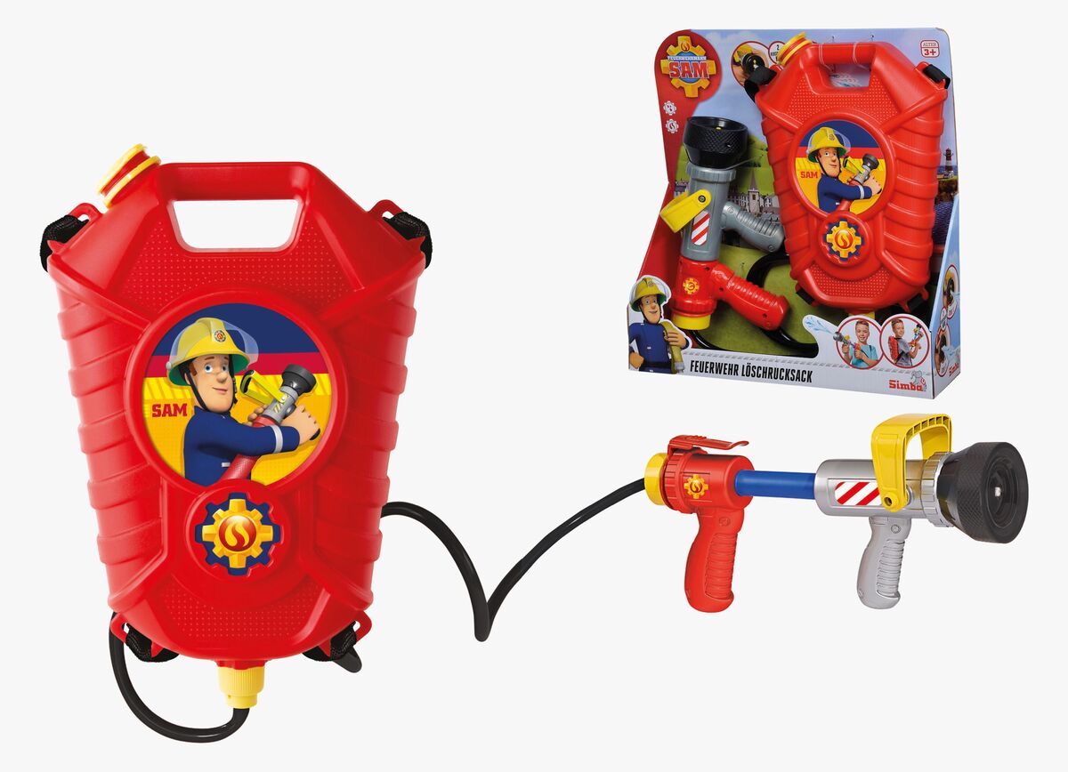 Köp Vattenpistol & Vattentank Brandman Sam