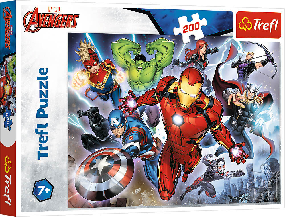 Köp Trefl Marvel The Avengers Pussel 200 Bitar