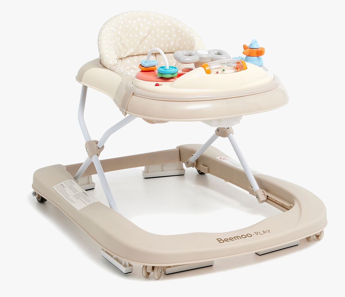 Köp Beemoo PLAY Explore Lära-gå-stol, Sand Beige