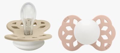Köp BIBS Infinity Nappar 2-Pack Silikon Stl 1 Symmetrisk, Vanilla GLOW ...