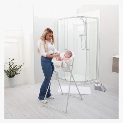 Köp Shnuggle Hopfällbar Stativ Till Badbalja Baby, White/Grey