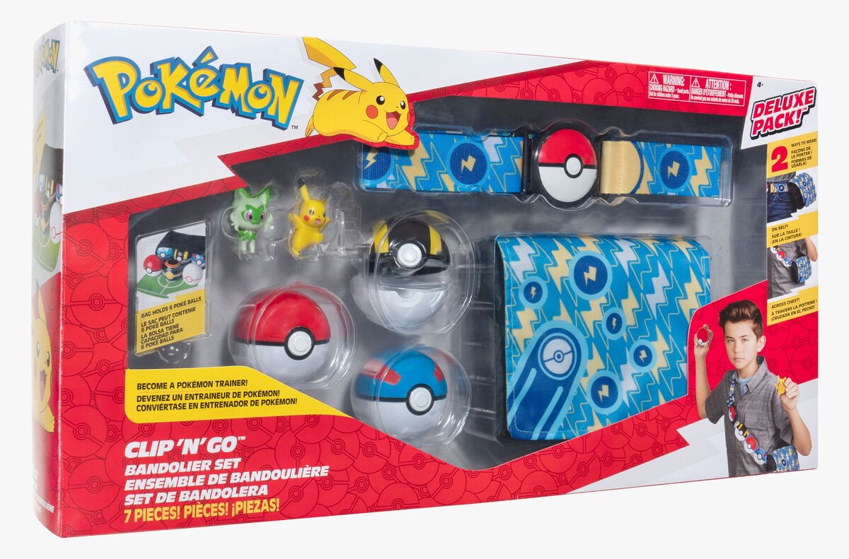 Köp Pokémon Clip 'N' Go Bandolier-väska Lekset med Pokéboll