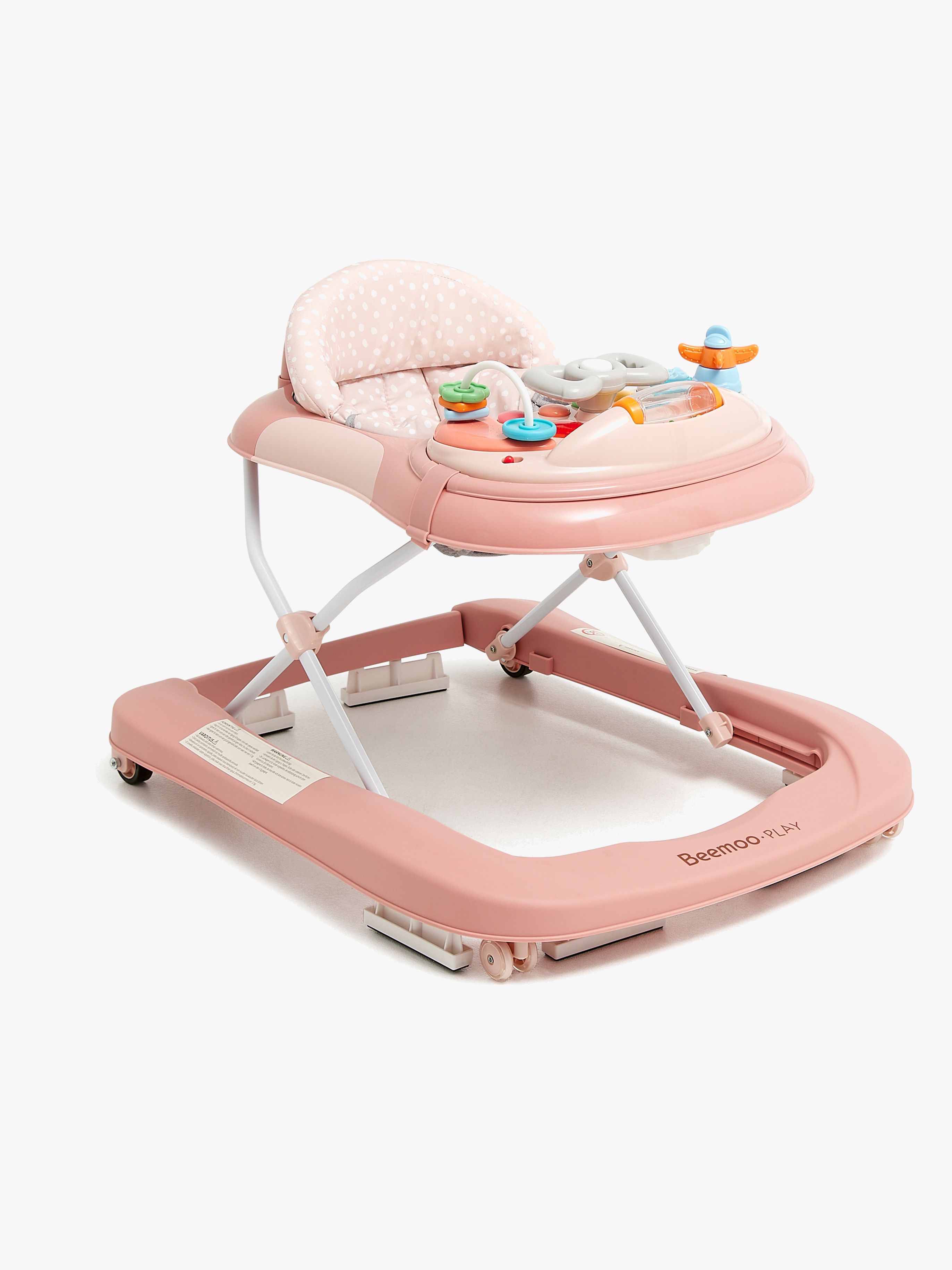 Köp Beemoo PLAY Explore Lära-gå-stol, Blush Pink