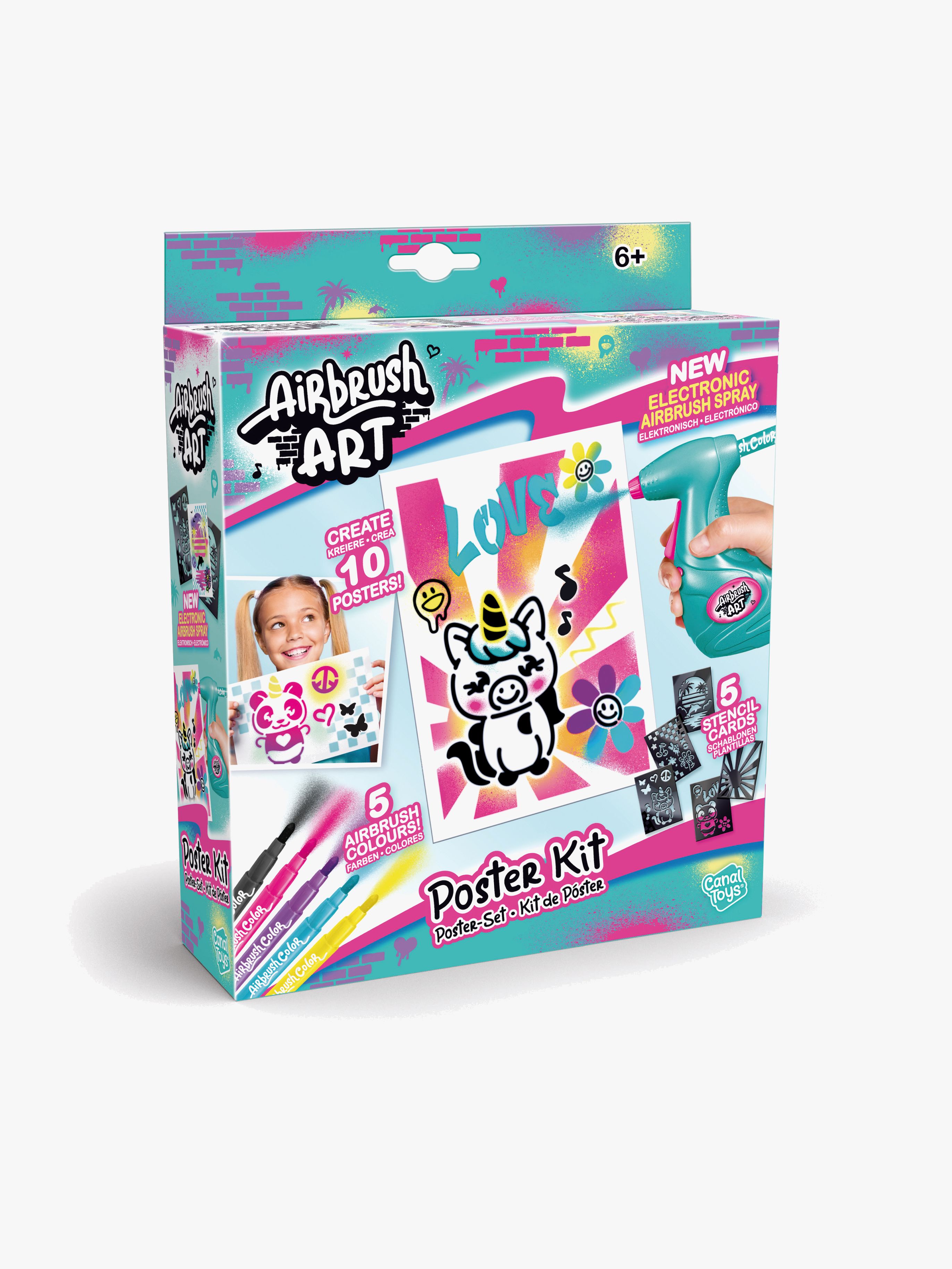 Köp AIRBRUSH PLUSH Mini Poster Pysselset