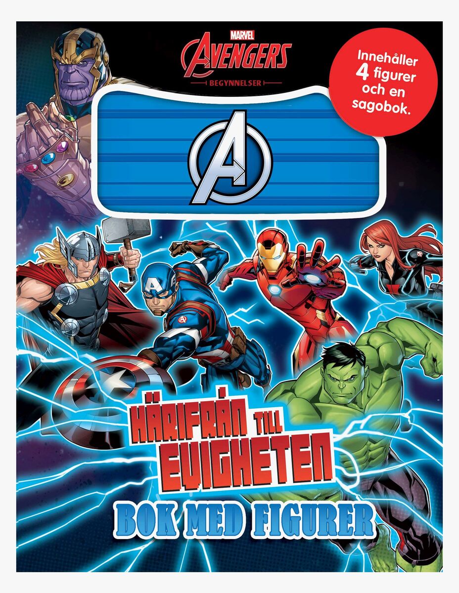 Köp Marvel Avengers Bok Med Figurer