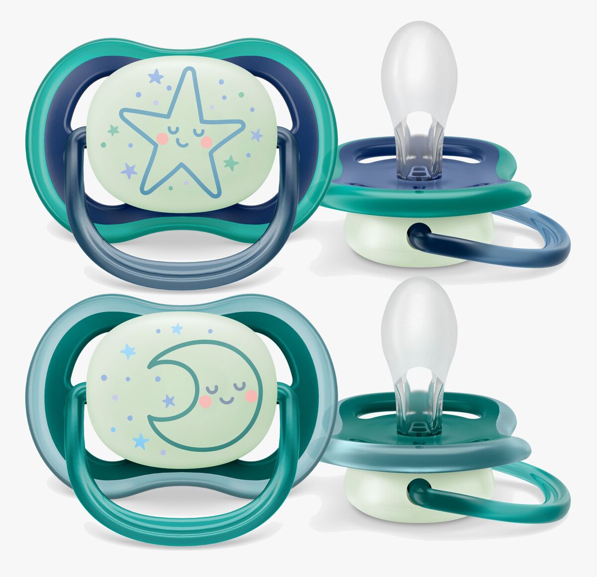 Köp Philips Avent Ultra Air Night Nappar 2-Pack 6-18m, Grön/Blå