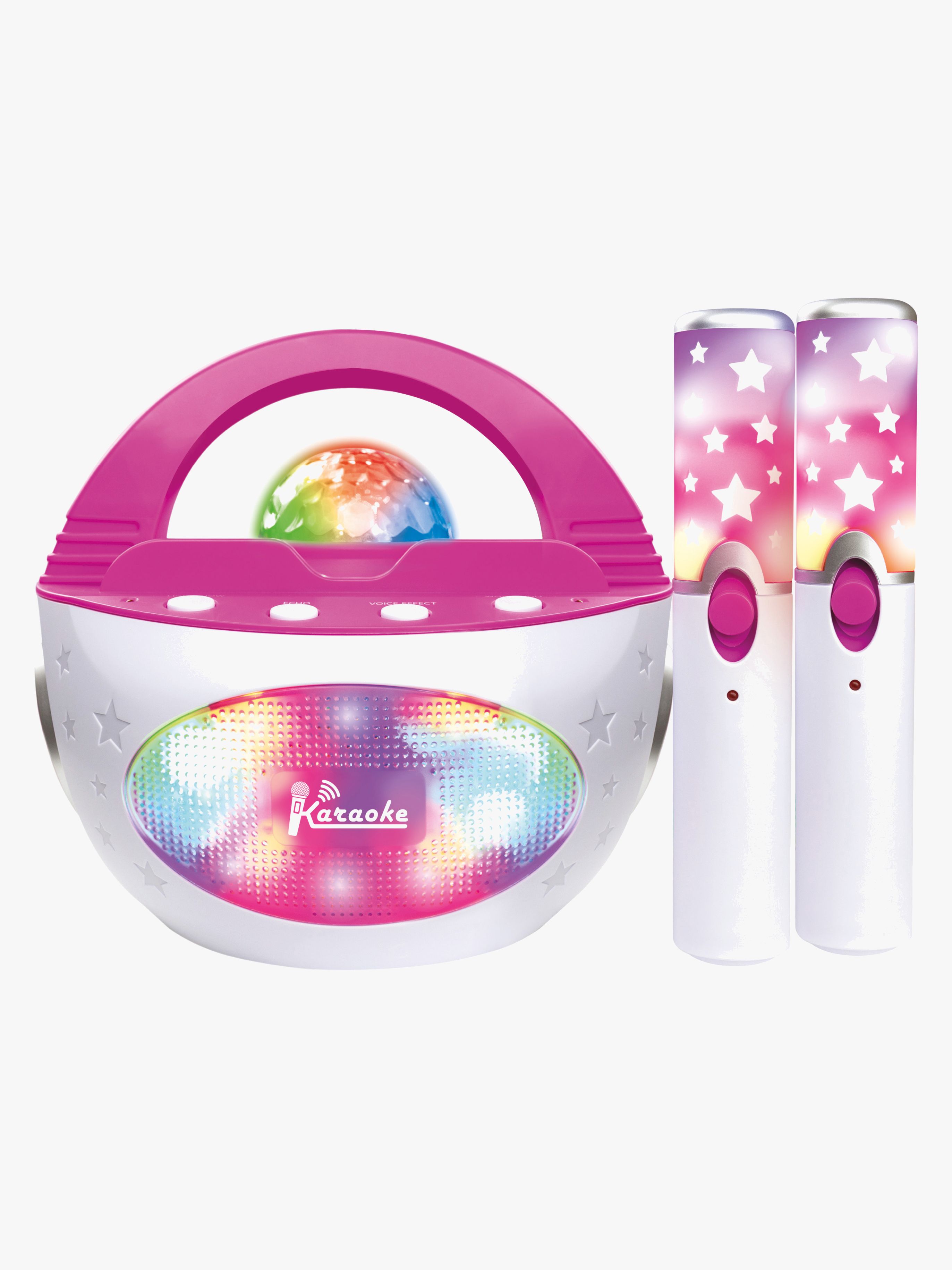 Köp Cloudberry Castle Disco Karaokeset med 2 Trådlösa Mikrofoner