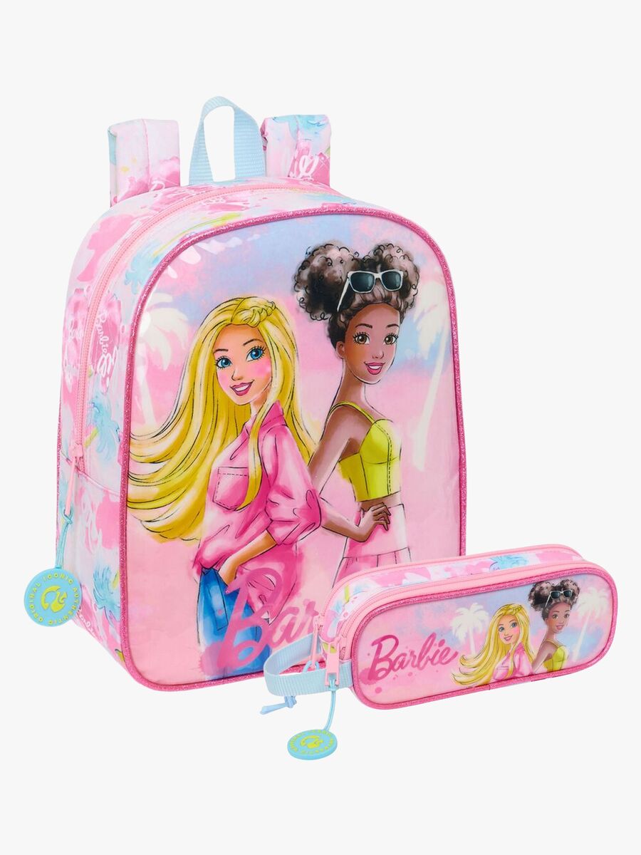 Köp Barbie Mini Backpack 6L & Pennfodral, Rosa