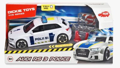 Köp Dickie Toys Policebil Audi RS3