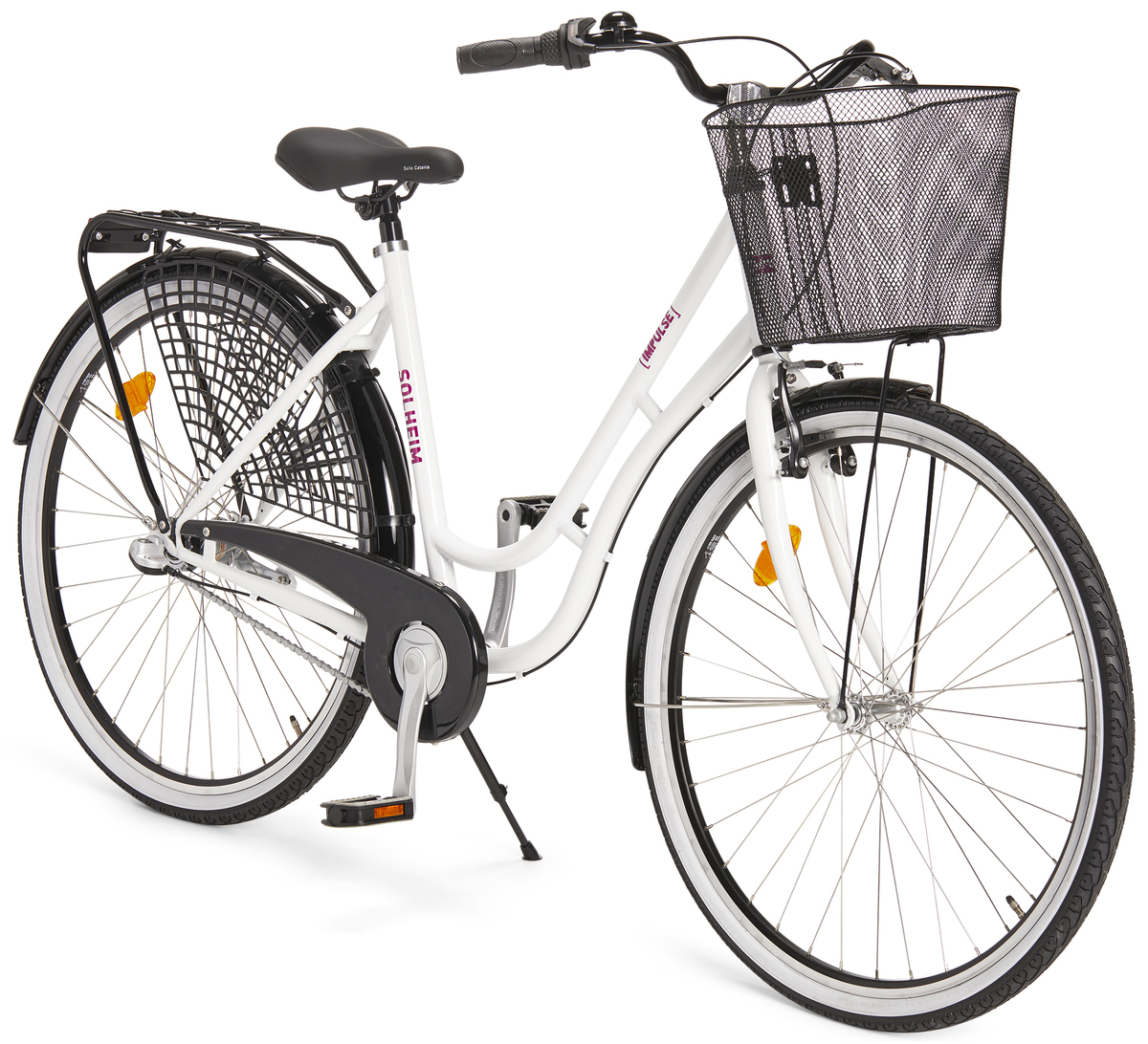 Köp Impulse Premium Solheim Damcykel 28 tum, White | Jollyroom